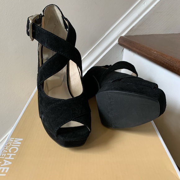 MICHAEL Michael Kors | Shoes | Michael Kors Kincade Platform Heels ...